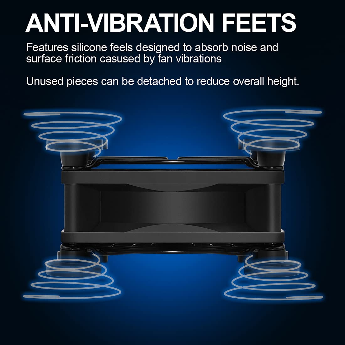 Snowfan U01, Silent Dual 80mm USB Fan, 5V Portable Cooling Fan, 3 Adjustable Wind speeds for Receiver DVR Playstation Xbox Computer Cabinet Cooling (duan fan 8025)