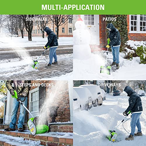 Greenworks 8 Amp 12 inch Electric Snow Shovel