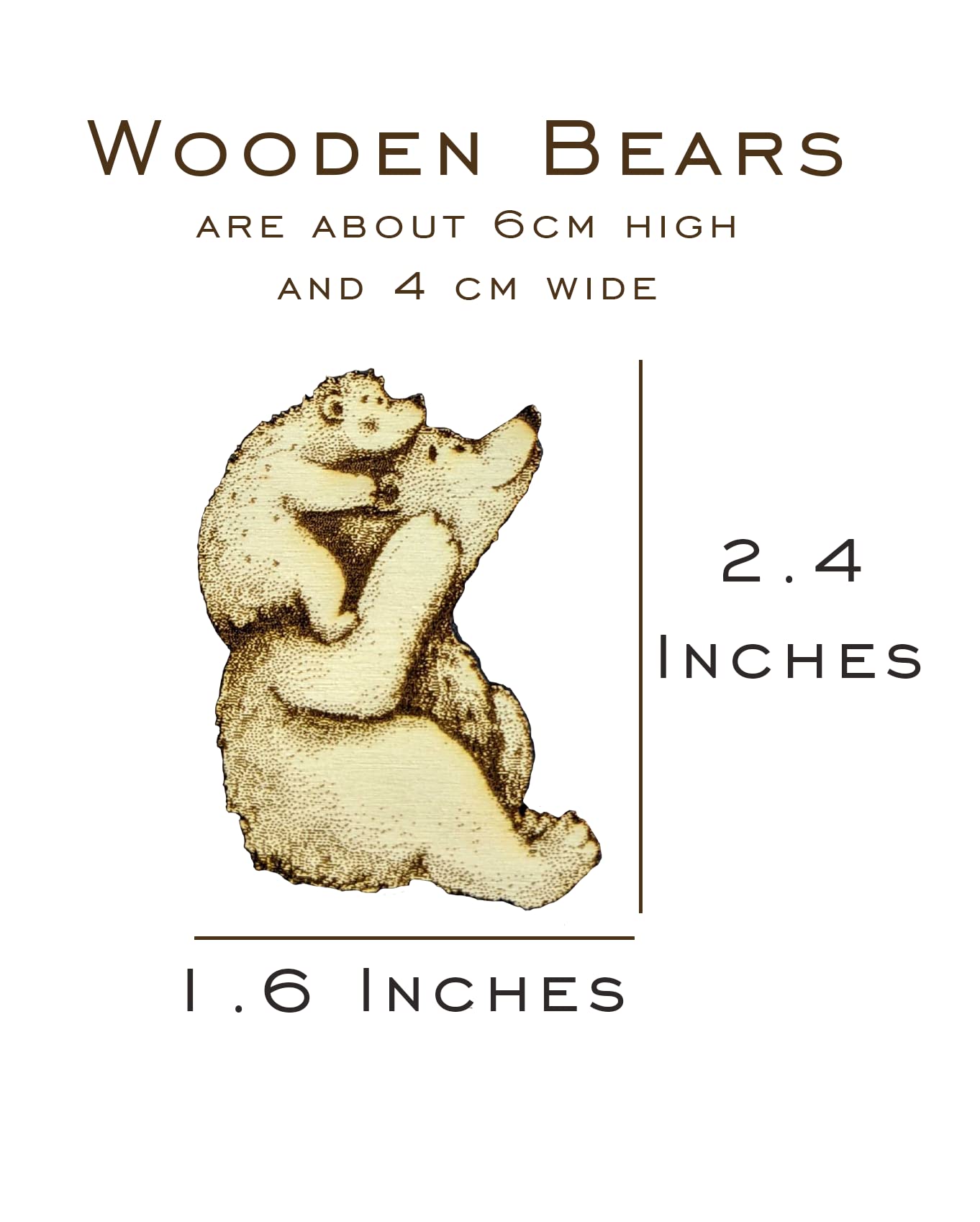 Woodland Mail Special Mothers Day Card or Mom Birthday Card with Wooden Bears