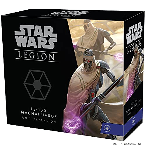 Star Wars: Legion IG-100 MagnaGuards - Tabletop Miniatures Game, Strategy Game for Kids and Adults, Ages 14+, 2 Players, 3 Hour Playtime, Made by Atomic Mass Games