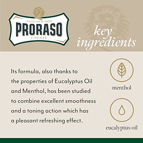 Proraso Shaving Cream, Refreshing and Toning, 5.2 oz