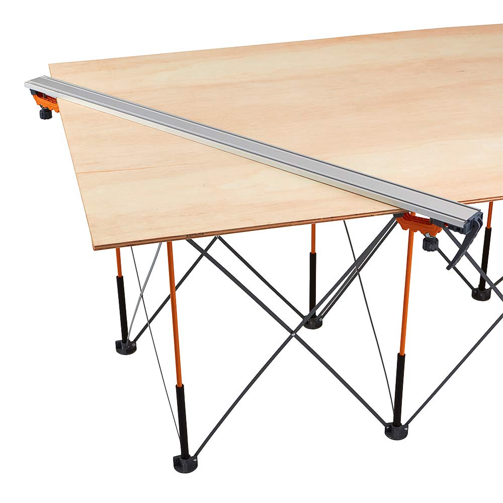 Bora Portamate Speedhorse Sawhorse Pair and BORA Track Clamps | Saw Guide Accessory Bundle for Woodworking
