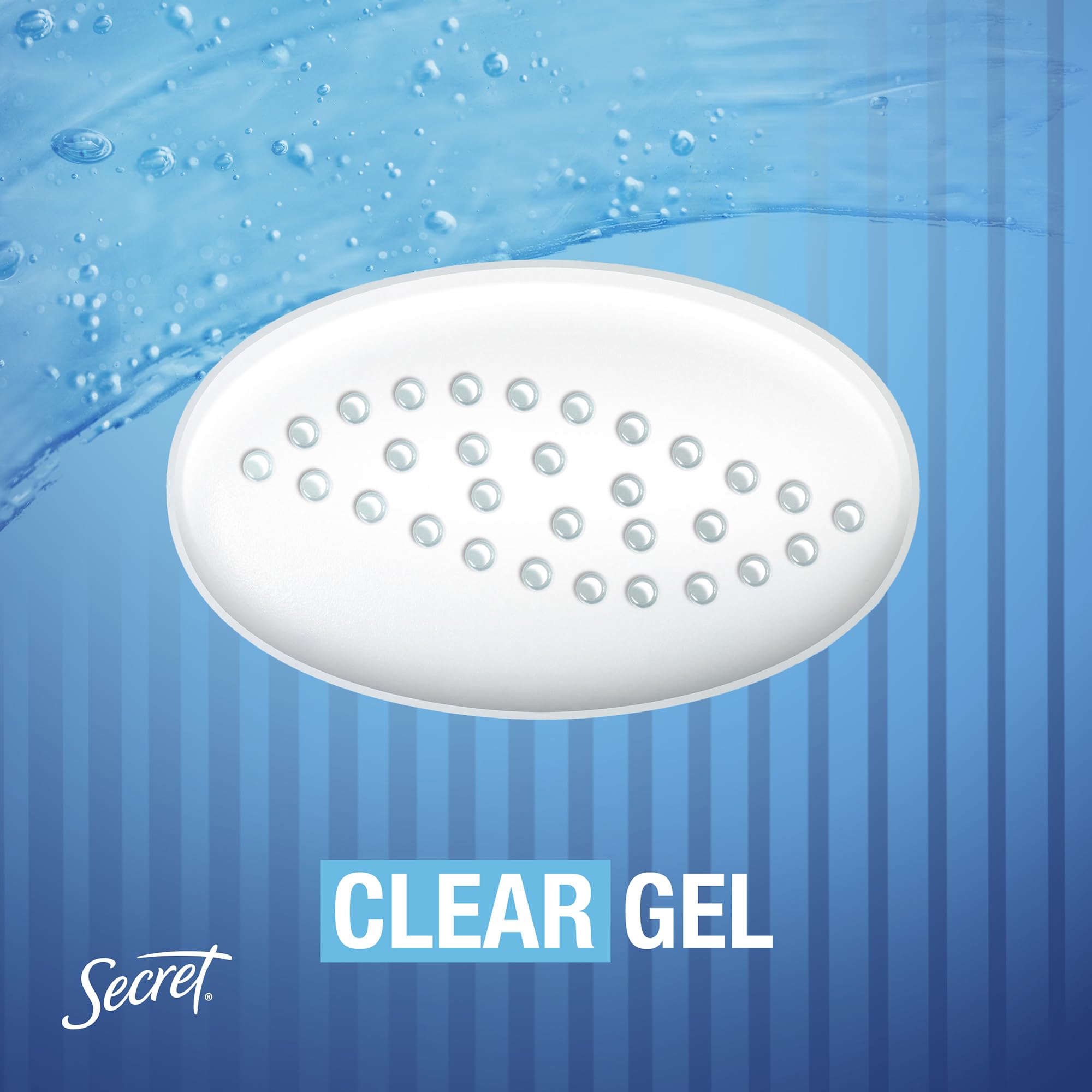 Secret Outlast Antiperspirant and Deodorant for Women, Clear Gel, Completely Clean Scent, 2.6 Ounce