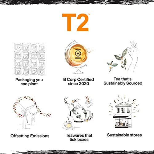 T2 A30000173 Loose Leaf Maker with Tea Infuser and BPA-free Plastic Black, 500ml/16.9 floz