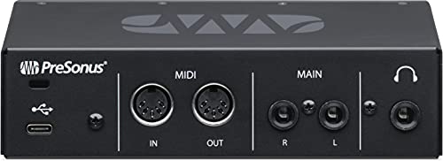 PreSonus Revelator io24 USB-C Compatible Audio Interface with Integrated Loopback Mixer and Effects for Streaming, Podcasting, and More