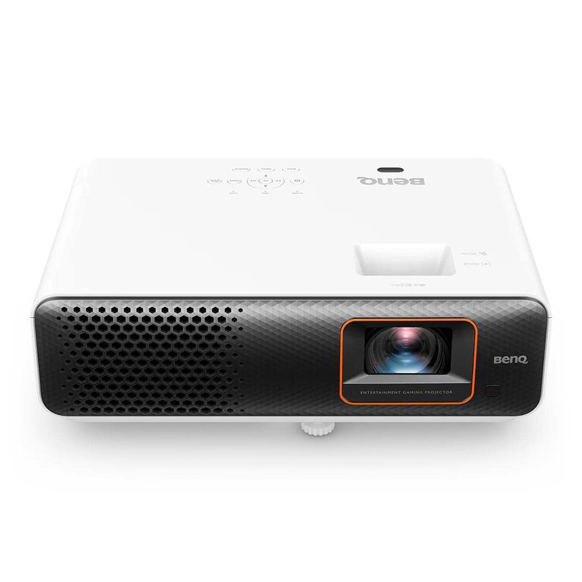 BenQ TH690ST Full HD HDR 4LED Short Throw DLP Projector for Console Gaming Bundle with Laptop Stand and Accessory Tray, HDMI 2.0 Cable