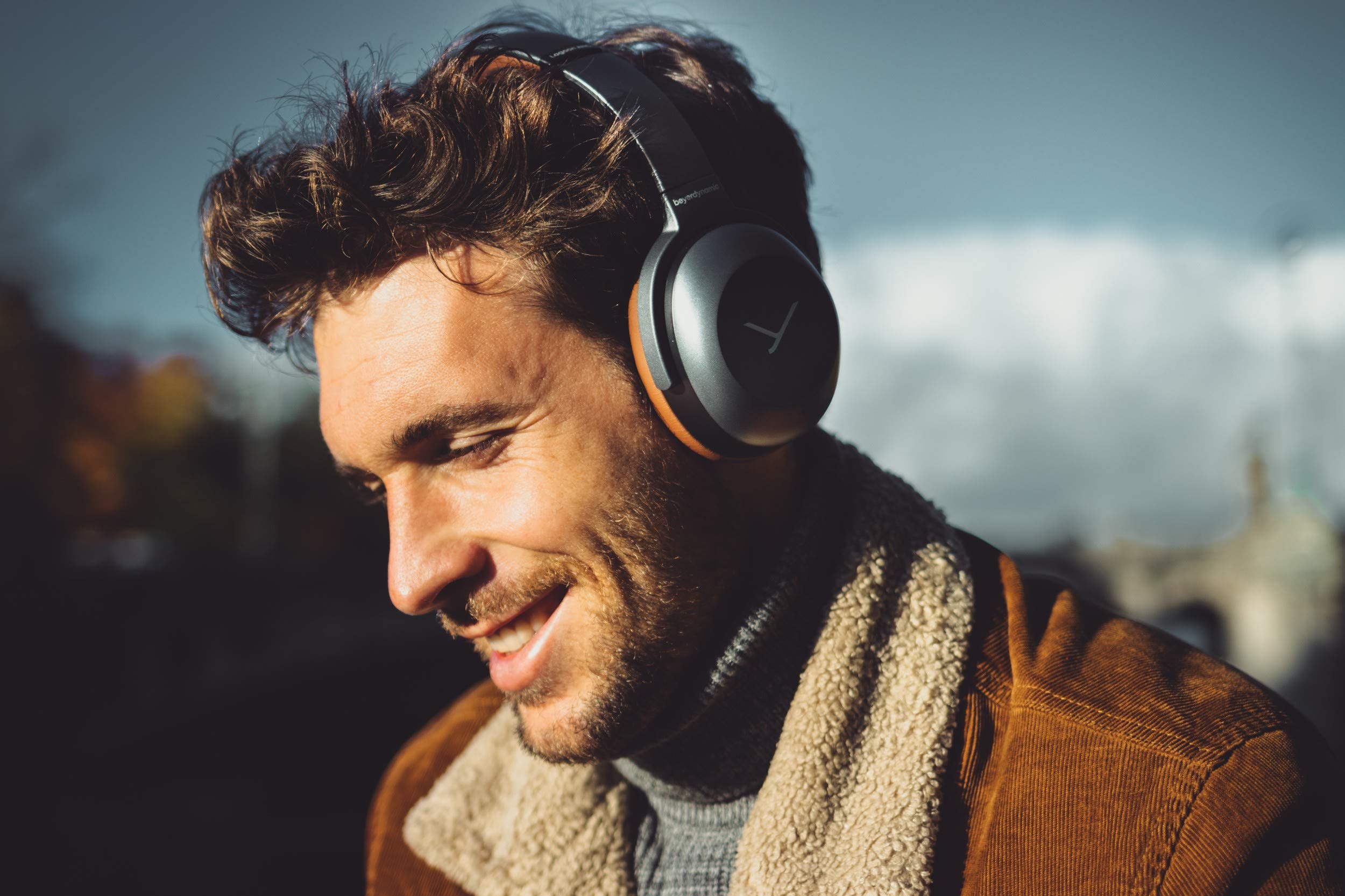 beyerdynamic Lagoon ANC Explorer Bluetooth Headphones with ANC and Sound Personalization Grey/Brown
