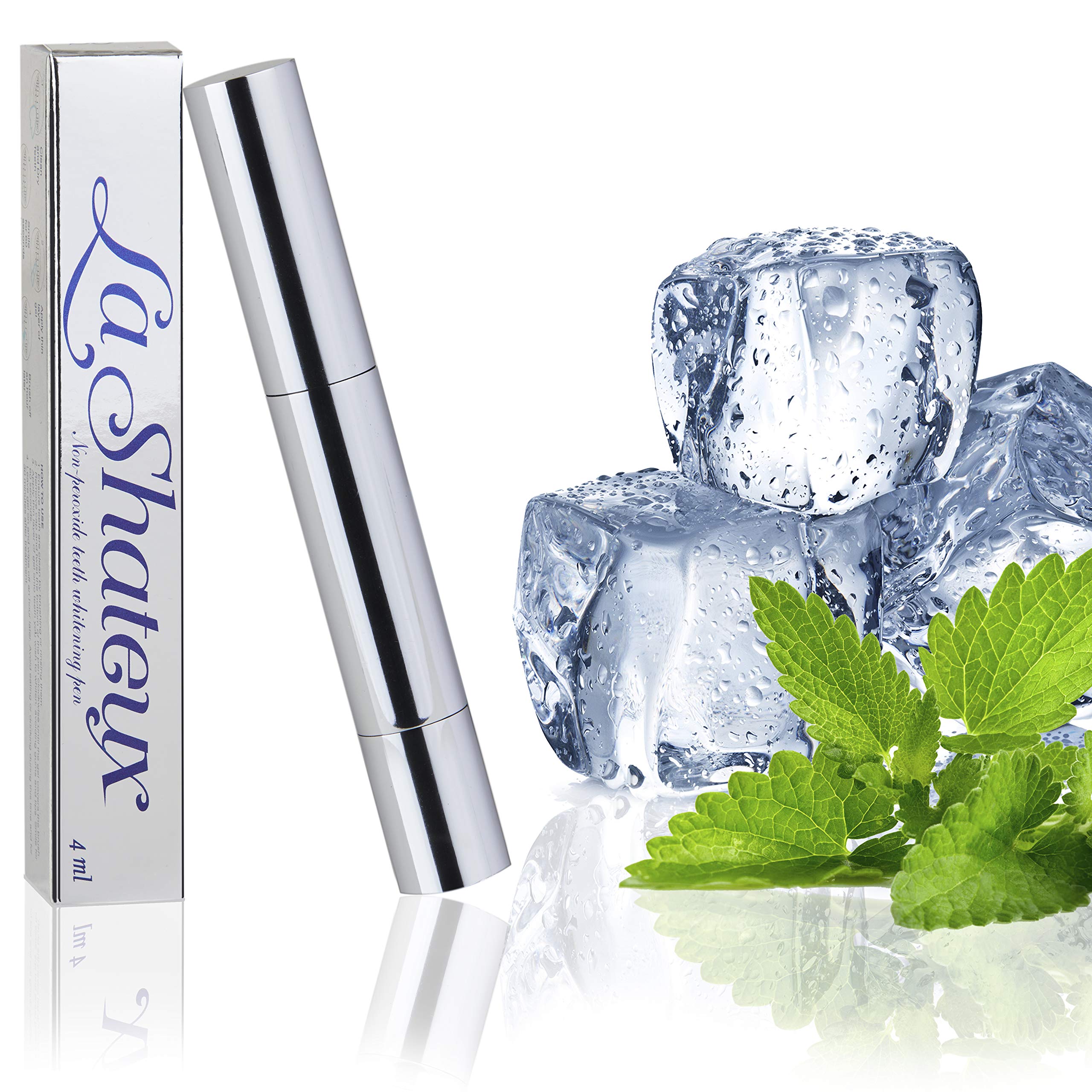 Premium Teeth Whitening Non Peroxide Formula Pen - 40+ Uses - No Sensitivity - Healthy Teeth Whitening - Snow White Teeth