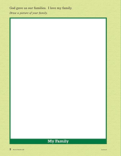 Social Studies K5 - Abeka 5 Year Old Kindergarten Student Activity Book