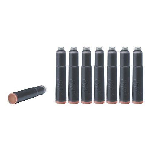 Montblanc Ink Cartridges Toffee Brown 105189 β Short International Standard Fountain Pen Refills in Chocolate Brown β 8 Pen Cartridges