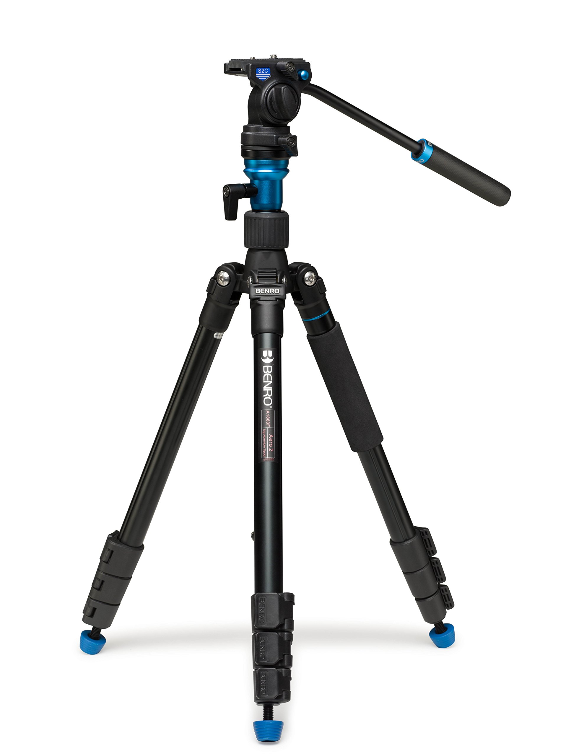 Benro Aero 7 Carbon Fiber Travel Video Tripod Kit with S7 Video Head (C3883TS7)