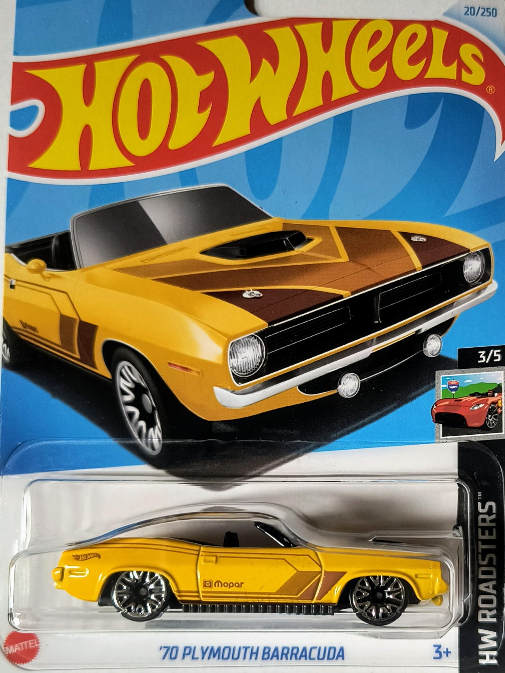 Hot Wheels Classic Hot Rods 1:64 Scale 5 Car Set Bundle