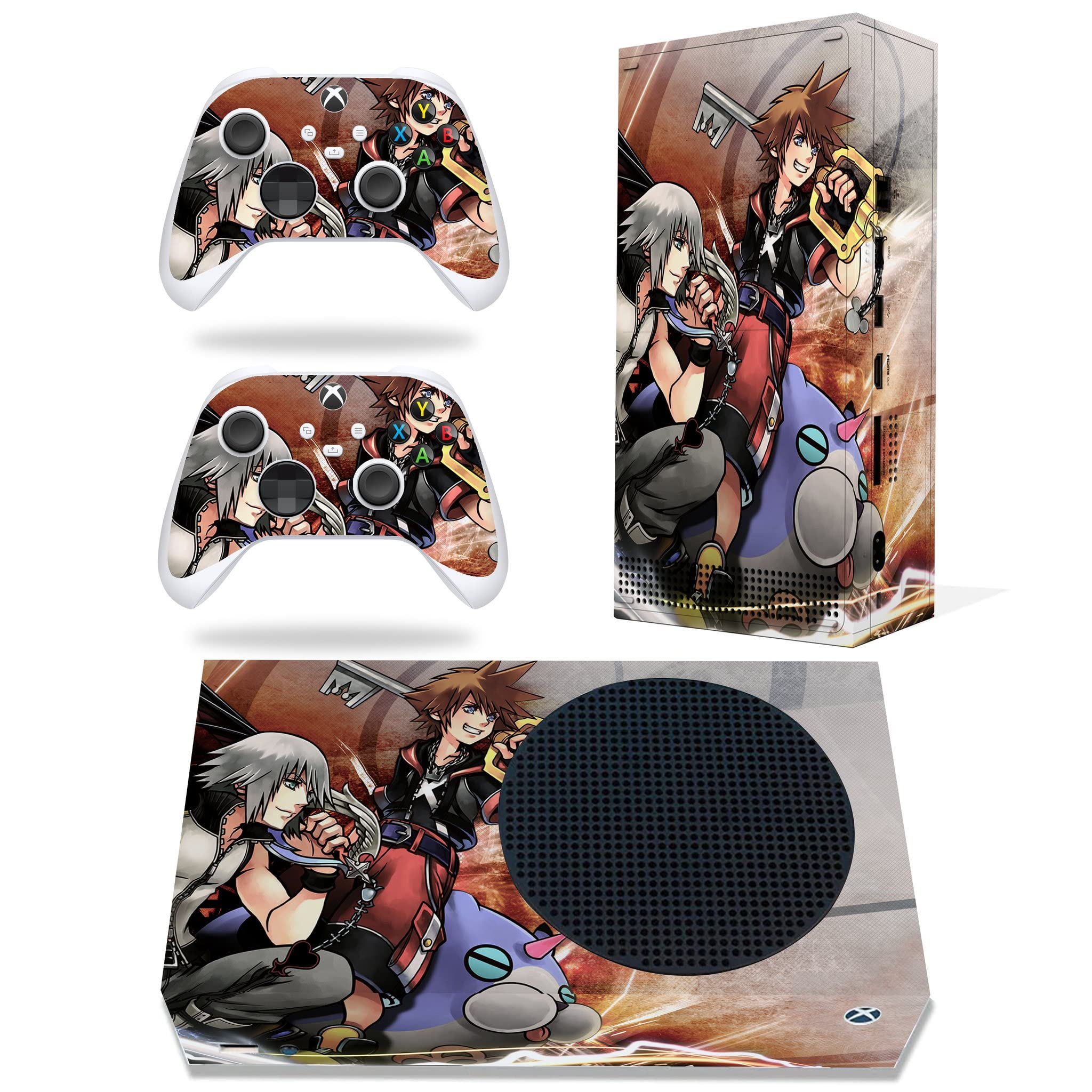 Brave Heart Hero Game Console Series S Controllers Skin Decals Stickers Wrap Vinyl for Game Console Series S