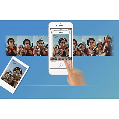 BHVXW Mini Portable Printer, Home Office Photo Files and Other Printing Equipment (Color : Black-JoJo's Bizarre Adventure1)