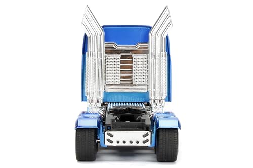 Jada Toys Metals Transformers Optimus Prime 1:24 Diecast Vehicle Blue and Red