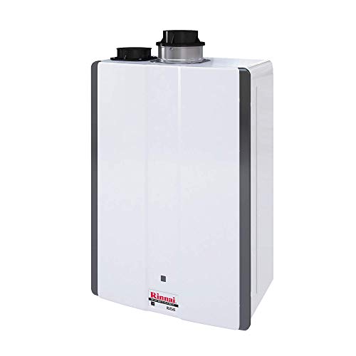 Rinnai RUCS65iN Tankless Hot Water Heater, 6.5 GPM, Natural Gas, Indoor Installation
