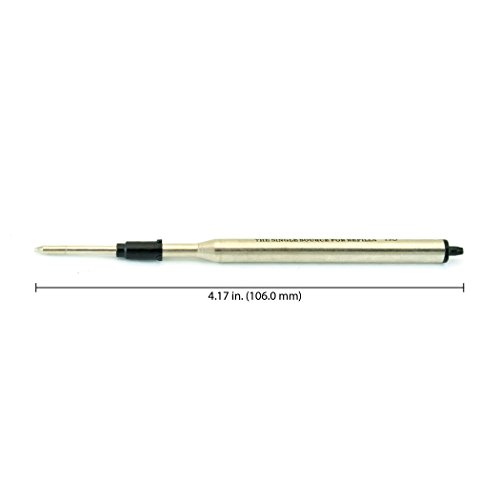 Monteverde Soft Roll Ballpoint Refill for Lamy Ballpoint Pens, Black, 2 Pack (L132BK)