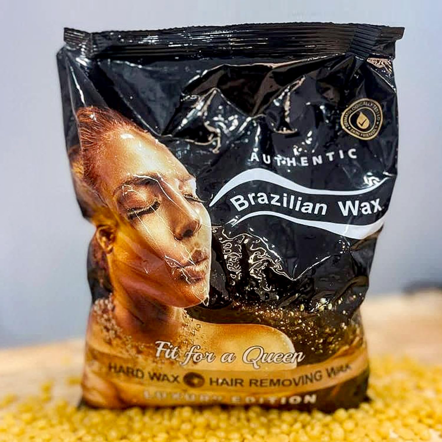 Brazilian Wax by Andreia Hard Wax - 35.3 oz./1kg bag - No Strip Hard Wax Beads - Gentle on All Skin Types - Effortless Body Wax for Hair Removal for Legs, Arms, Bikini, And Back
