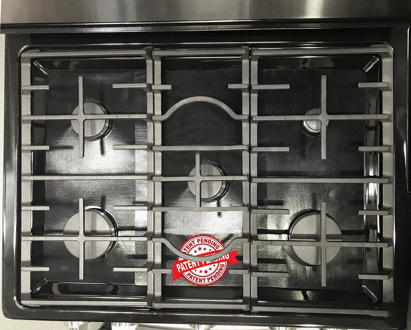 Premium Plus Stove Protectors for Frigidaire Gas Range Model FGGF3036TDA, Custom Cut, Easy to Clean Stove Liner, Made in the USA.