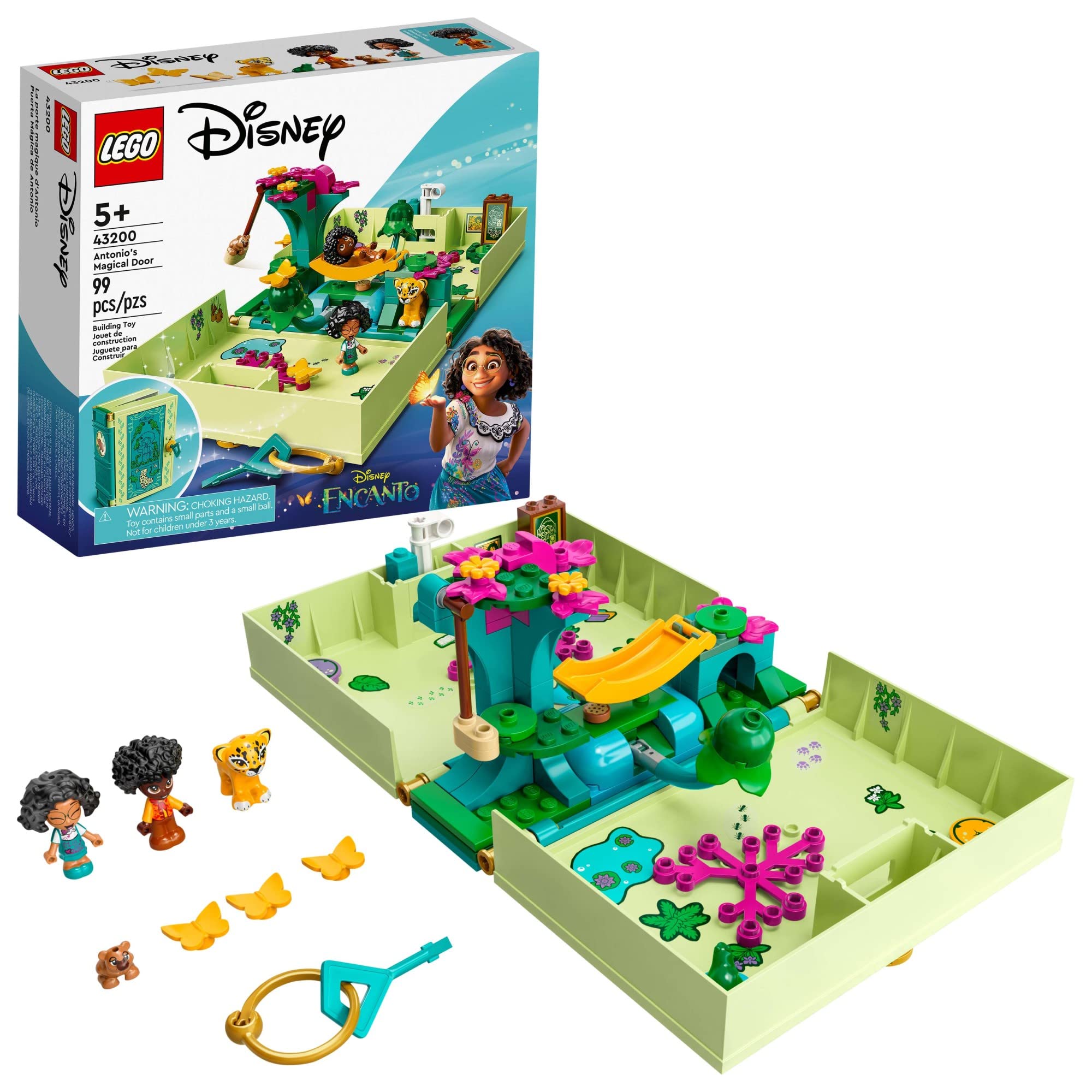 LEGO Disney Encanto Antonioโs Magical Door 43200 Building Kit; A Great Construction Toy for Kidsโ Imaginations (99 Pieces)