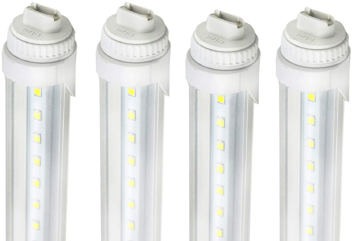 Britelumen F72T12 30W 4 Pack,R17D 6FT LED Bulb Light,5500K Daylight White,3000LM,Works from 110~277V,LED Fluorescent Tubes Replancement(4 Pack 5500K)