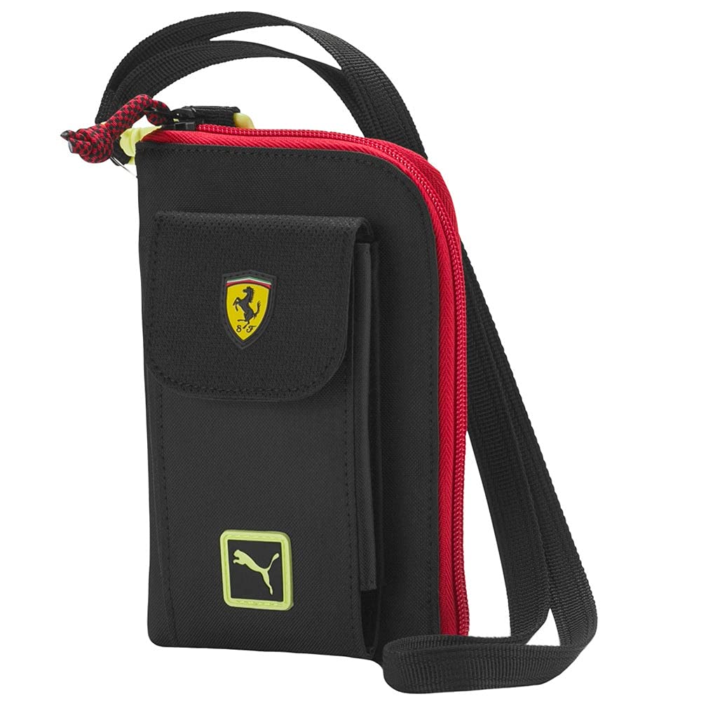 PUMA Mens Ferrari Fanwear Street Wallet - Black