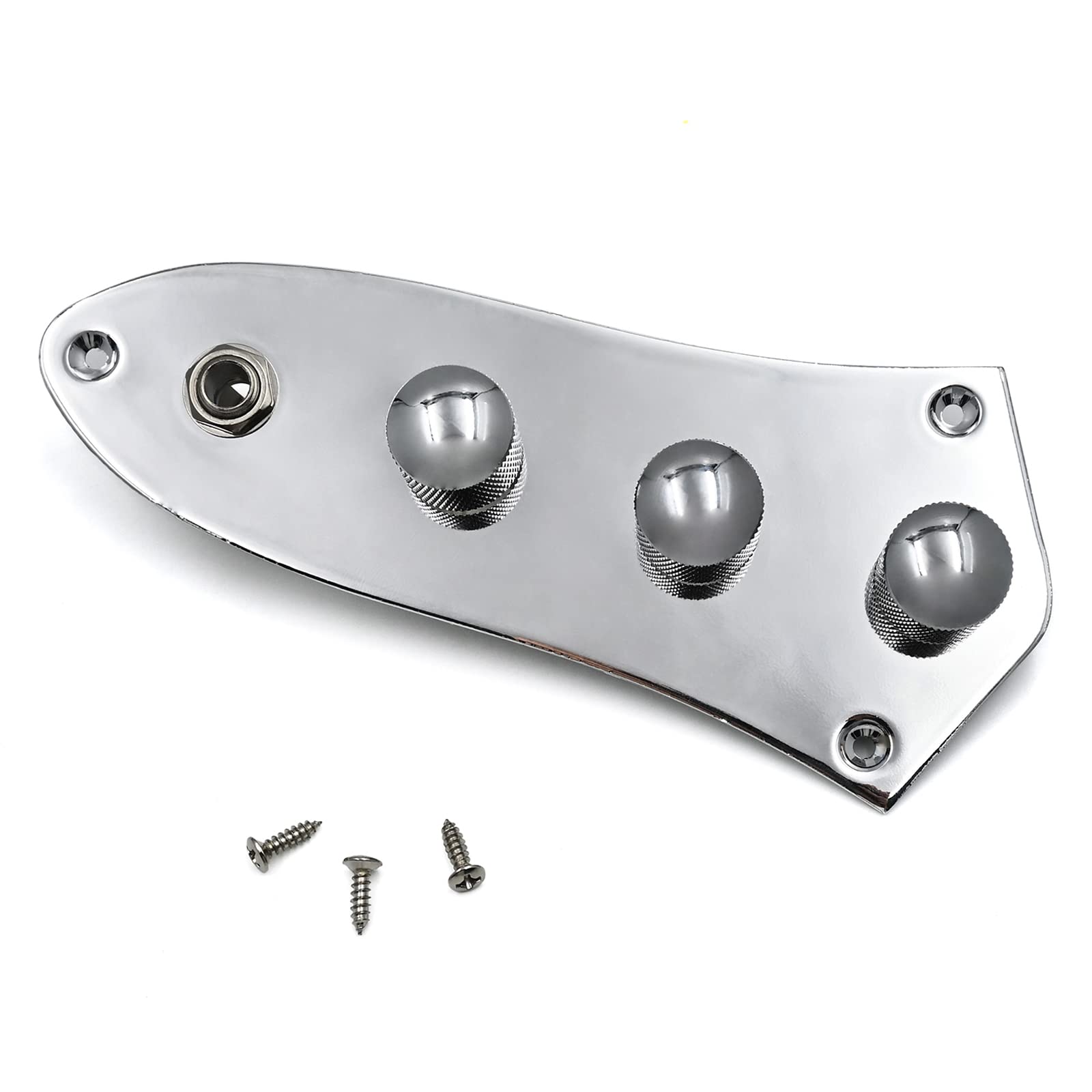 Prewired J Bass Wiring Harness Plate Set 1 Tone 2 Volumes 1 Jack Fully Loaded Control for Fender Electric Jazz Bass