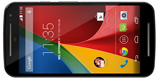 Motorola XT1068 Moto G (2ND GENERATION - 2014) DUAL SIM 8GB Factory Unlocked 3G Phone - Black (International Version - No Warranty)
