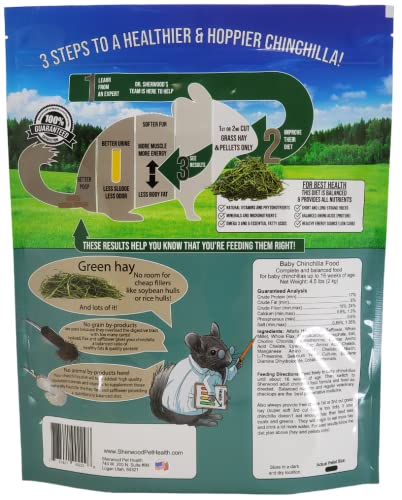 Sherwood Pet Health Baby Chinchilla Food - 4.5 lb.