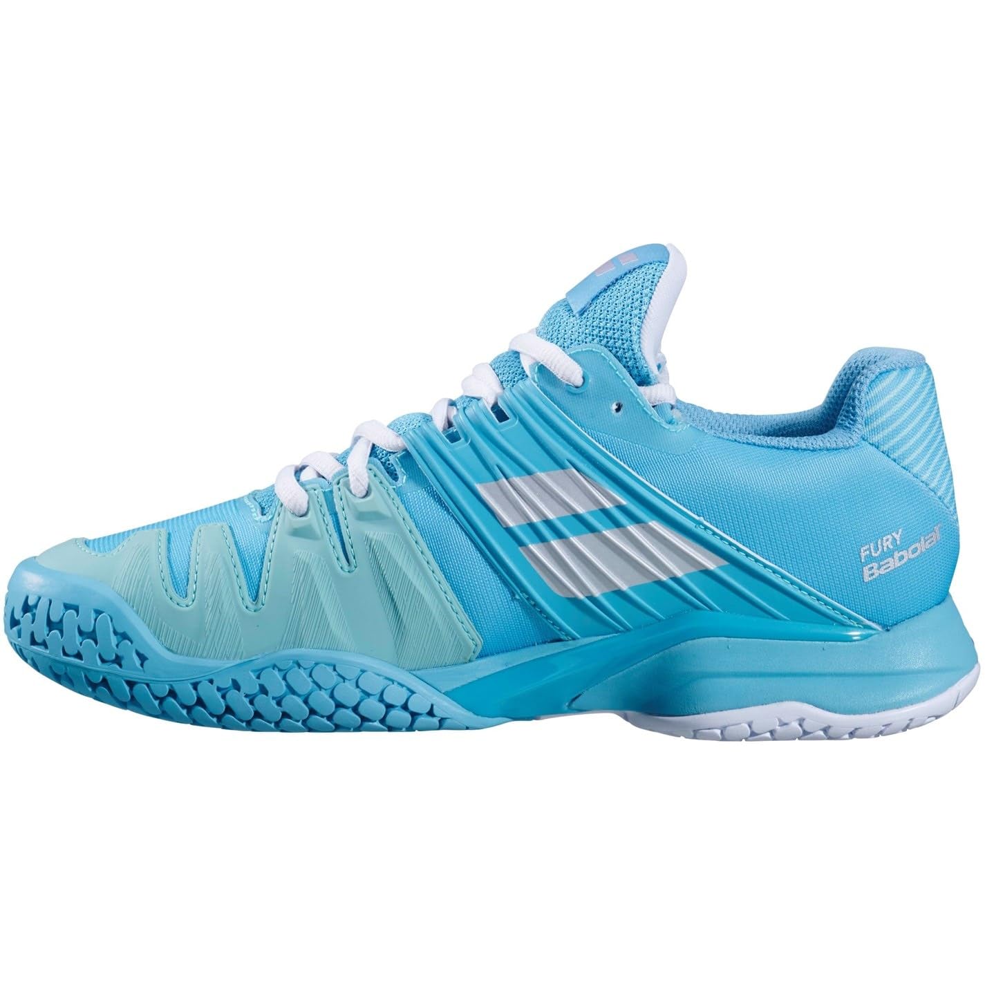 Babolat Women`s Propulse Fury All Court Tennis Shoes Porcelain Blue