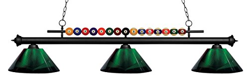 Shark - 3 Light Island/Billiard in Billiard Style - 16 Inches Wide by 15 Inches High
