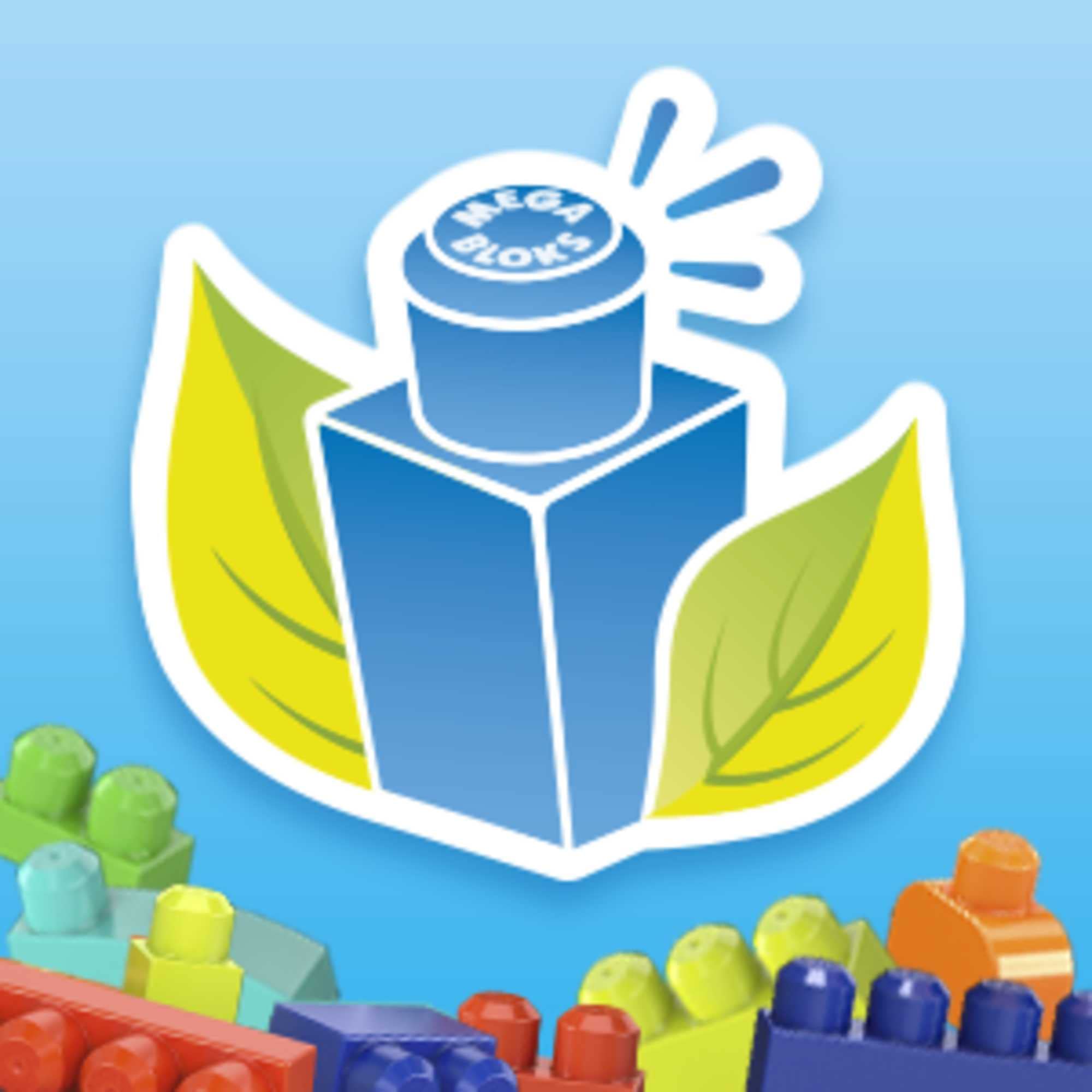 MEGA Bloks Fisher-Price Toddler Blocks Toys Set, Build ‘n Play Bag with 60 Plant-Based Pieces and Storage, Blue, Ages 1+ Years