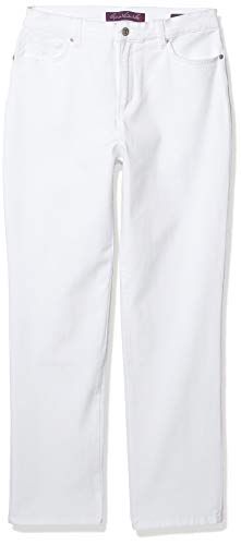 Gloria Vanderbilt womens Amanda Classic High Rise Tapered Jeans, Vintage White, 18 US Wide