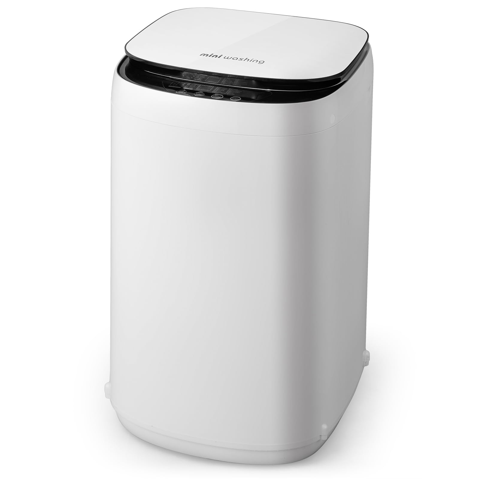 COSTWAY 7.7 Lbs Portable Washing Machine, 0.78 Cu.ft Full Automatic Laundry Machine with 10 Preset Programs, 3 Water Levels, Compact Washer and Spinner Combo for RVs Dorms Apartments, White