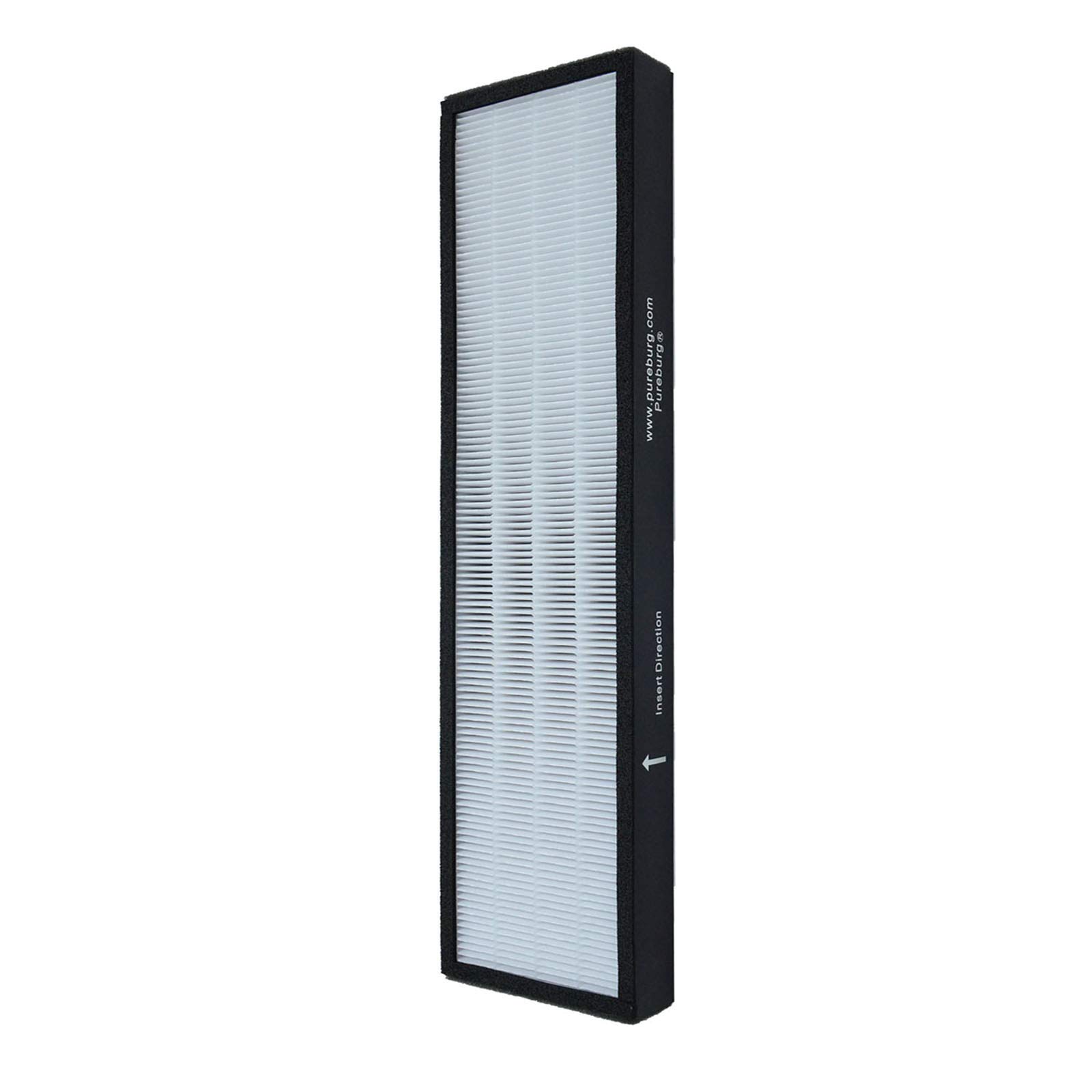 PUREBURG Replacement True HEPA Filter Compatible with Hunter F1701HE/21 30613 Fits Hunter HT1701 HT1701BB F1701HE/PM 30100 30100B 30100W Air Purifiers,H13 3-Stage Filtration High-efficiency,2-Pack