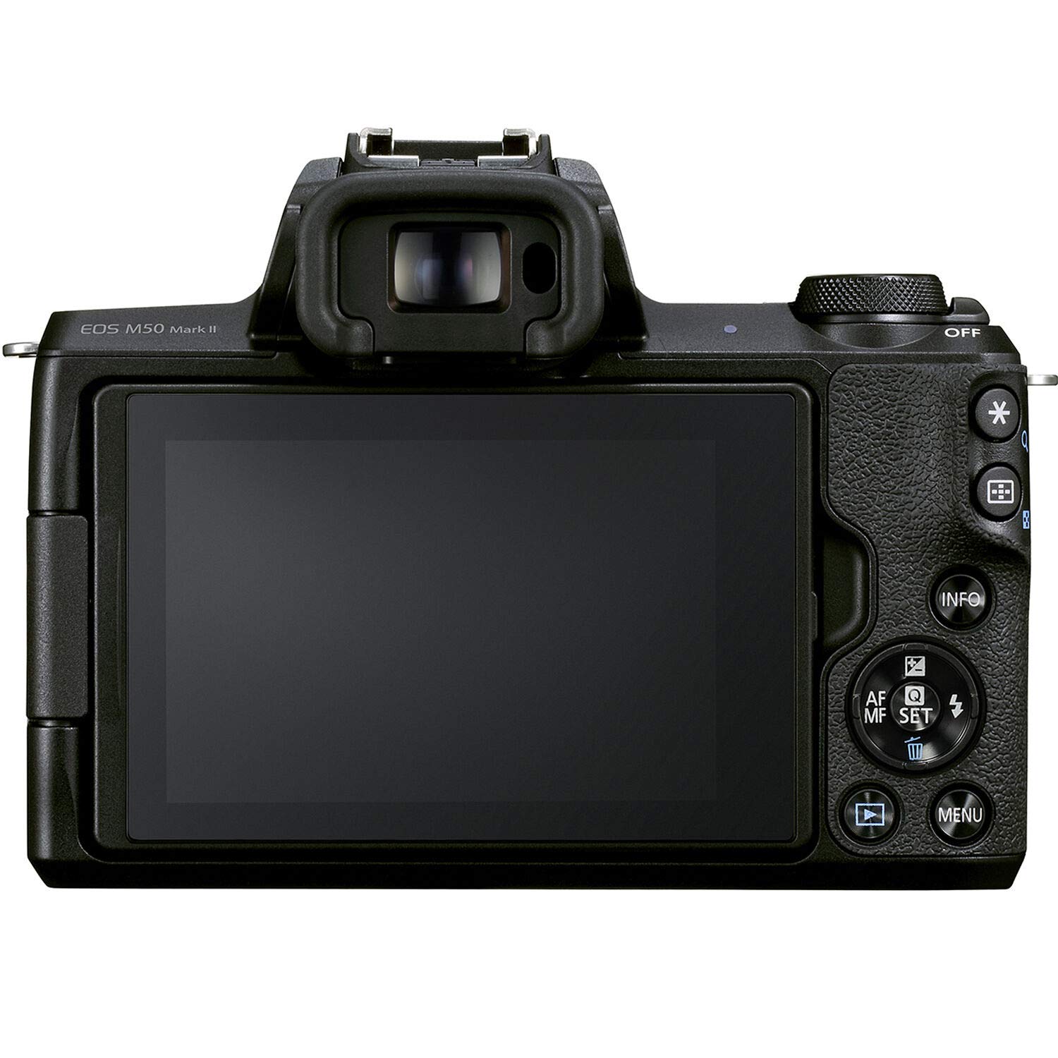 Camera EOS M50 Mark II Mirrorless Digital SLR with 15-45mm Lens Kit (Black) + 64GB Memory Card + Card Reader + Photo Bundle