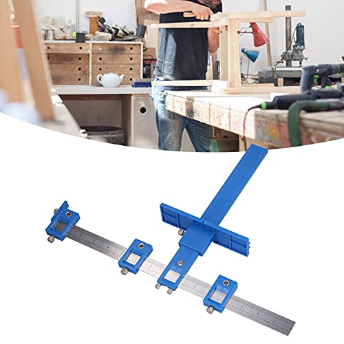 Drill Hole Jig Kit, Precise Drilling and Positioning Easy To Use Adjustable Adjustable Drill Guide for Window Locks for Cabinet Handles for Drawer Handles