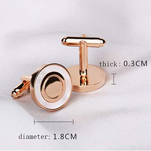 Business Copper Men's Cufflinks Gift Party Wedding Suit Shirt French Cufflinks