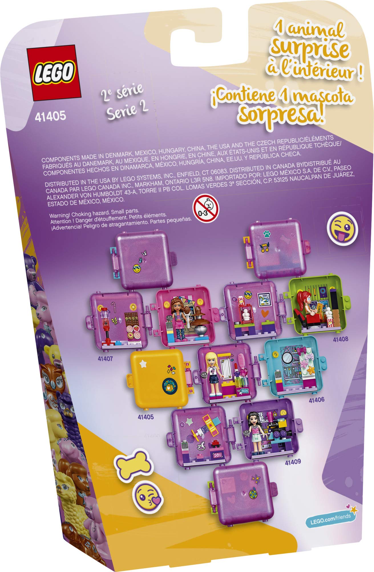 LEGO Friends Andrea’s Shopping Play Cube 41405 Building Kit, Includes a Mini-Doll and Toy Pet, Promotes Creative Play, New 2020 (40 Pieces)
