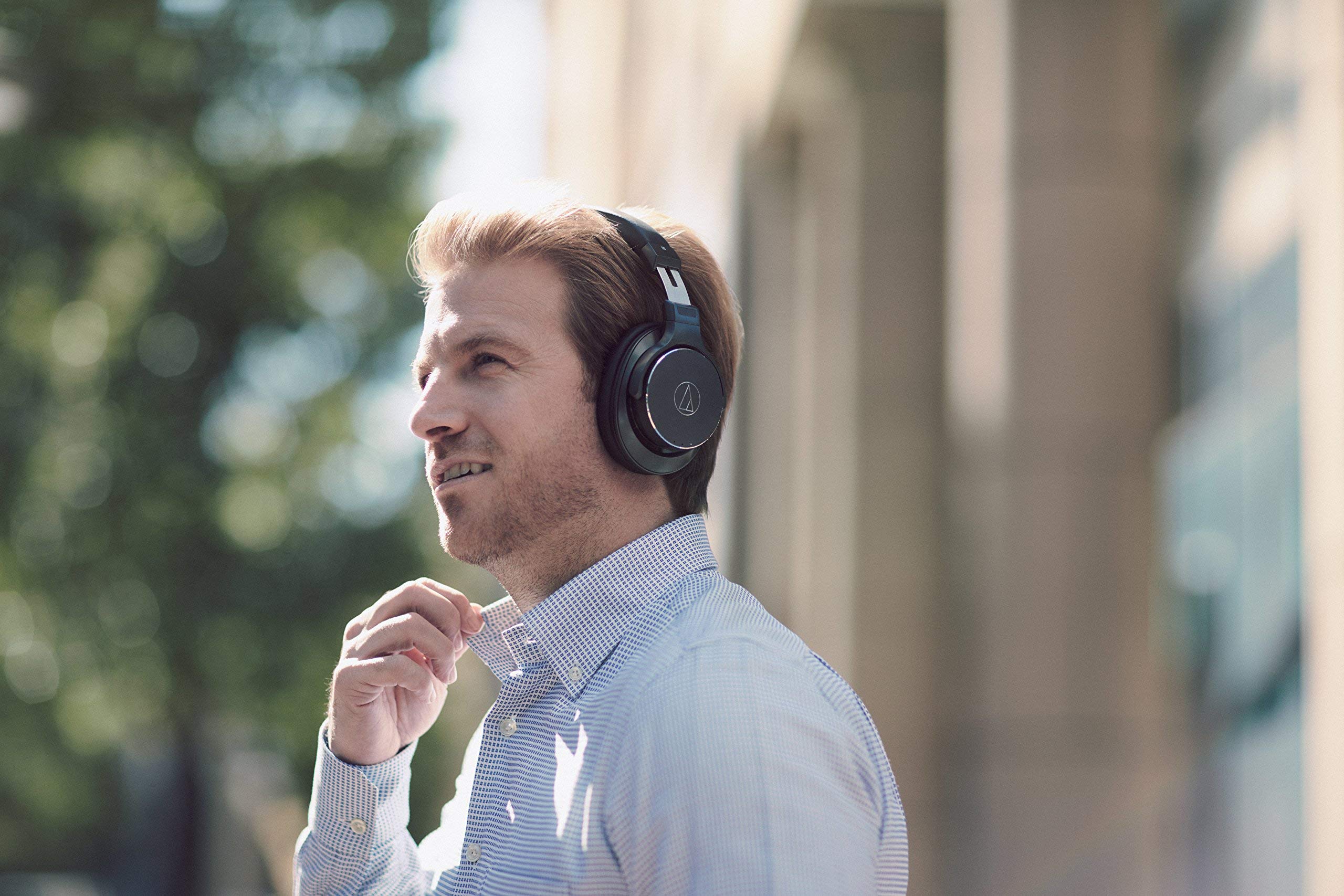 Audio-Technica ATH-DSR7BT Wireless Over-Ear Headphones with Pure Digital Drive - (Renewed)