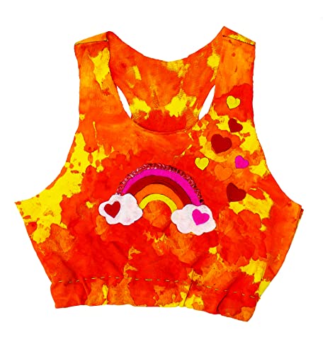Rainbow Tank Top- Design Your own Personalized Rainbow Tank top with a DIY Arts & Crafts kit! Suited for Kids Aged 7-8 and for Group Activities.