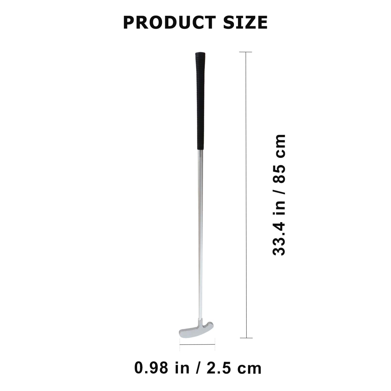 BESPORTBLE Golf Putter Folding Golf Practice Putter with Anti Slip Rubber Grip Detachable Putter Golf Training Tool for Professionals Beginners