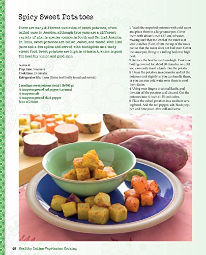 Healthy Indian Vegetarian Cooking: Easy Recipes for the Hurry Home Cook [Vegetarian Cookbook, Over 80 Recipes]