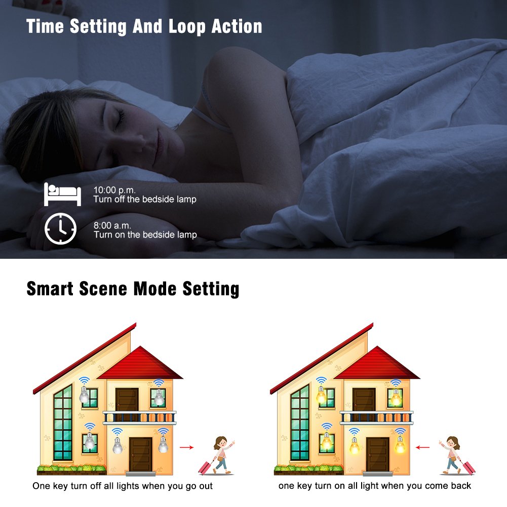 eMylo WiFi Relay Switch Wireless Light Remote Control Module for Smart Home Automation Compatible with Alexa 6 Packs
