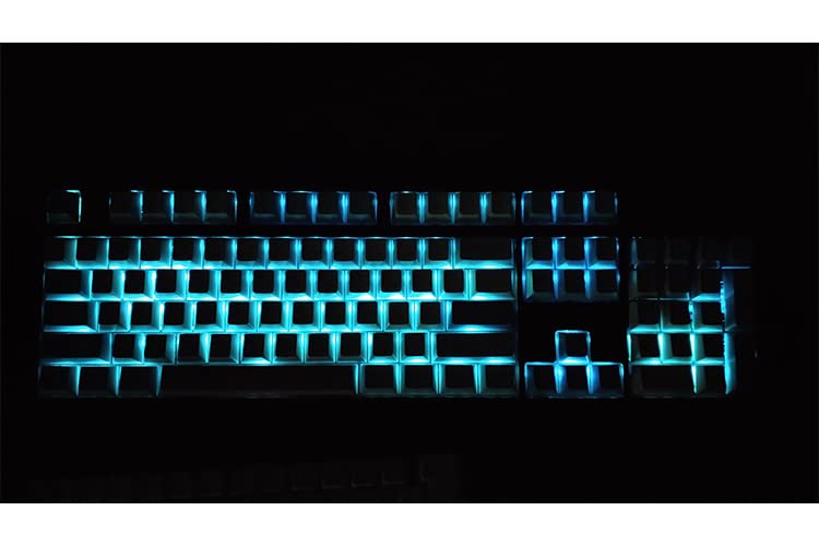 Benemate 104 + 37 Keycap Set, Dye-Sublimation PBT Keycaps, Cherry Profile Custom Keycaps for DIY Cherry MX Mechanical Gaming Keyboards, Milk Cover