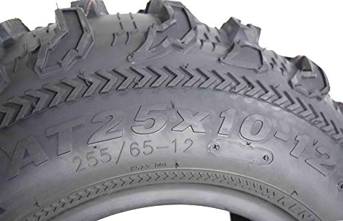 Kenda Bear Claw EX 25x10-12 Rear ATV 6 PLY Tires Bearclaw 25x10x12-2 Pack