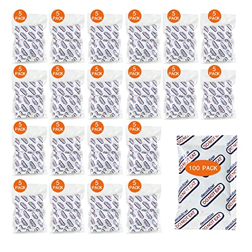 GOJAFUHA 500cc Oxygen Absorbers for Food Storage 100 count (20 Packs of 5)