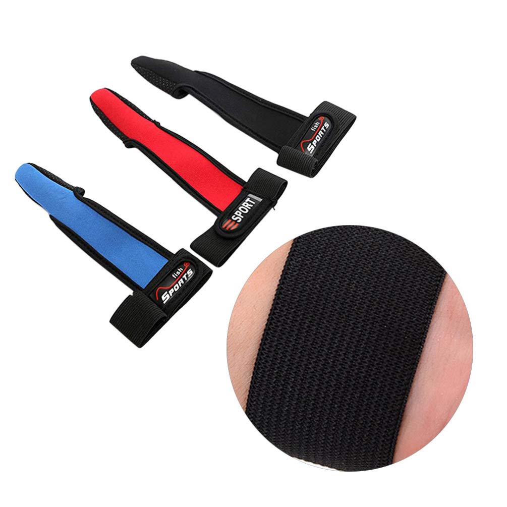 BESPORTBLE 3pcs Fishing Fish Single Finger Stall Protector Glove Gloves Sea Surf Casting Fly Braid Line Non-Slip Outdoor Protective Gloves