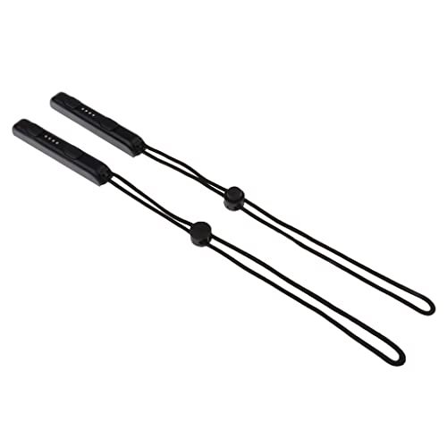 Baosity Strap -Con Strap for Switch Game Controller, Portable Wristband Carrying Rope - Black (2-Pack)