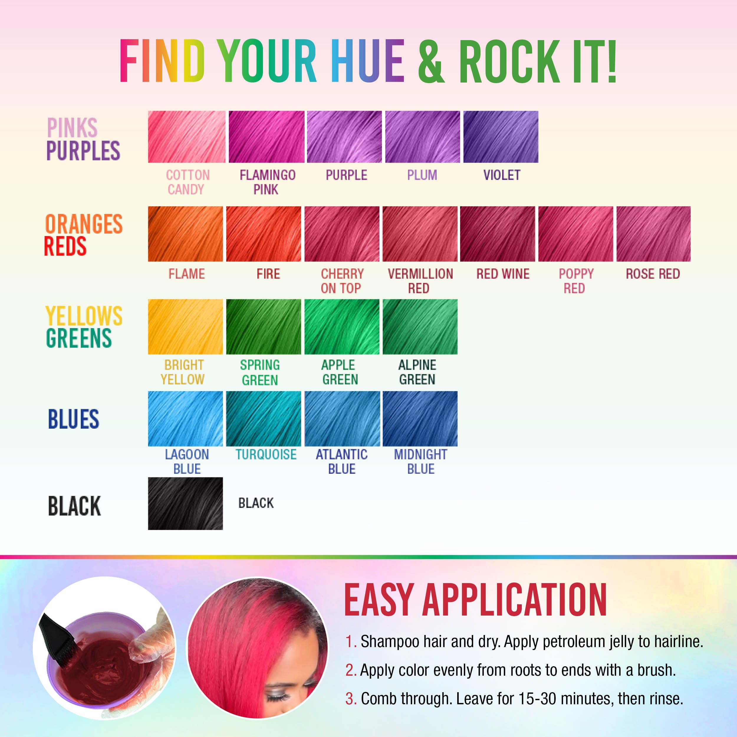 Punky Cherry on Top Semi Permanent Conditioning Hair Color, Vegan, PPD and Paraben Free, lasts up to 35 washes, 3.5oz